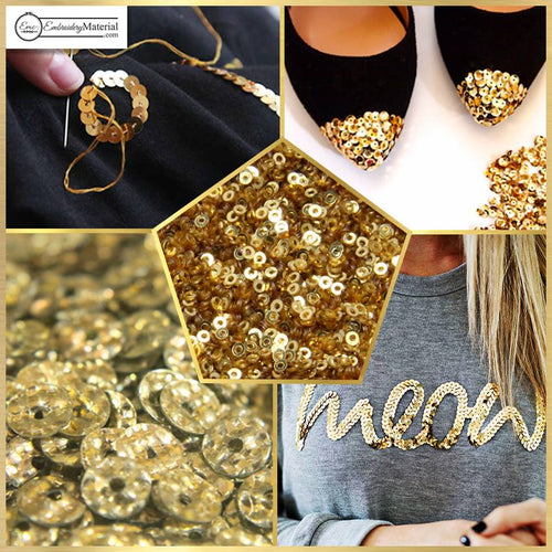 Learn how to attach Sequins to Clothes – embroiderymaterial.com