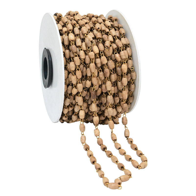 Buy Natural Wood Beads Chains Online at Wholesale Prices - Wordlwide ...