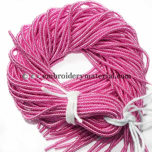 pink metallic wire for zardosi embroidery – embroiderymaterial.com