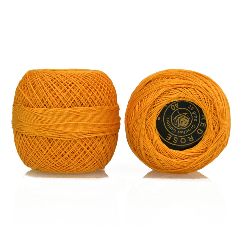 Buy Light Orange color crochet cotton thread at cheap price ...