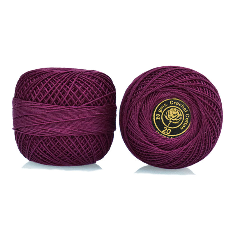 Buy Magenta Purple color crochet cotton thread at cheap price ...