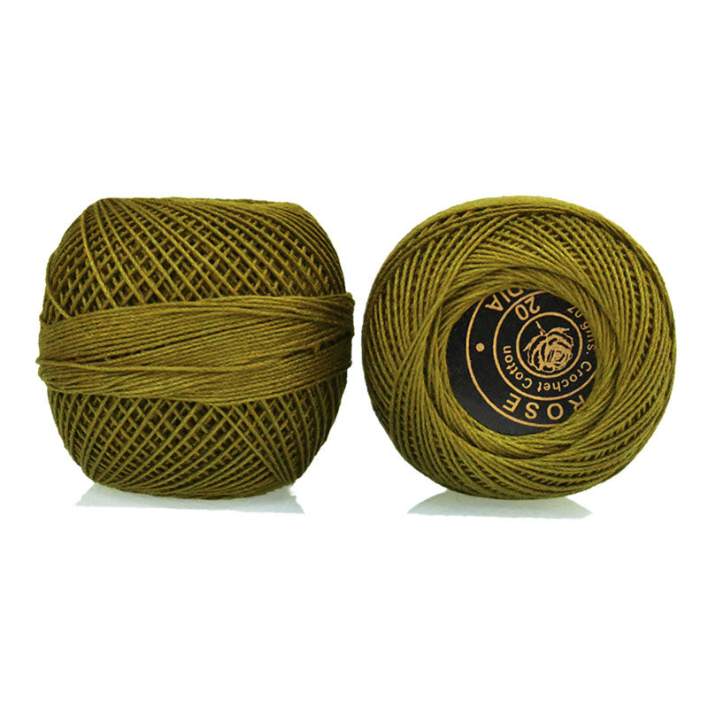 Buy Olive Green color crochet cotton thread online at cheap price ...