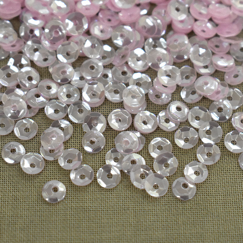 Buy French Cut Sequins in Light Baby Pink Color at wholesale prices ...