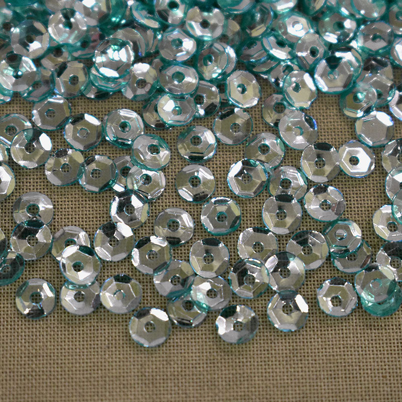 Buy French Cut Sequins in Aqua Blue Color at wholesale prices ...