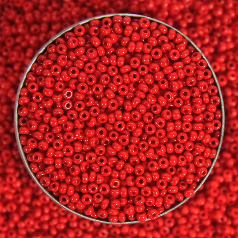 Buy 15/0 Red Color Preciosa seed beads online at wholesale prices ...
