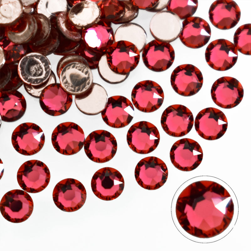 Buy Swarovski 2078 Silver-Foiled Hotfix in Indian Pink Color ...