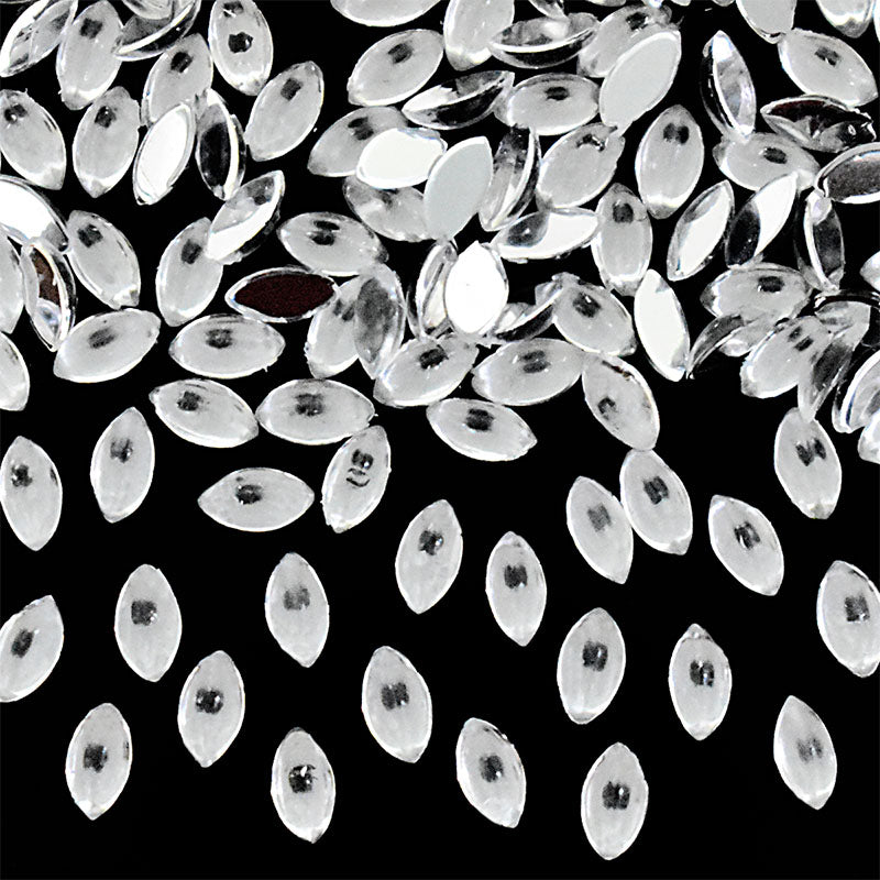 Buy Silver Color Boat Shape Kundan Stones online for crafting ...