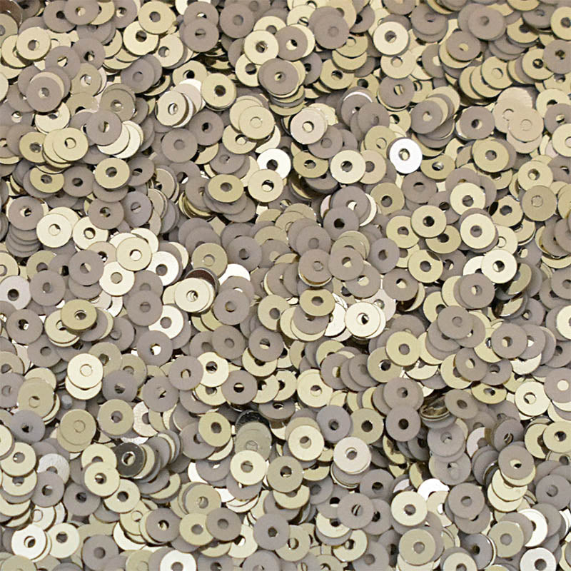 Shop 4mm Double Sided Pale Gold and Beige color sequins ...