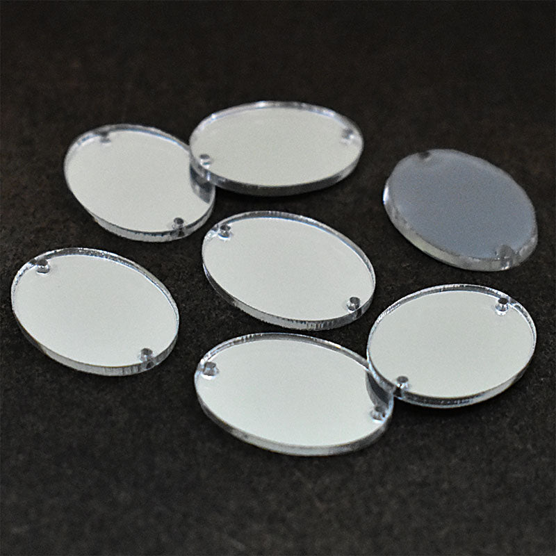 Oval Shape Sew On Acrylic Mirrors – embroiderymaterial.com