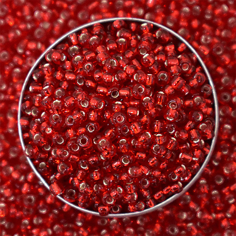 Buy 11/0 Seed Beads in Red online at best prices – embroiderymaterial.com