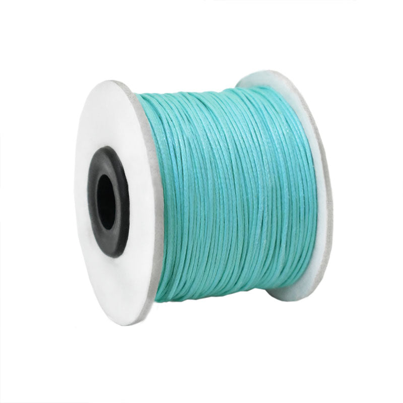 Buy waxed cotton cord in Aqua Blue color at best prices ...