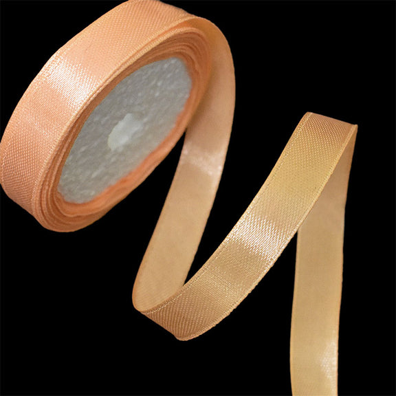 Buy Peach color satin ribbon online at wholesale price ...