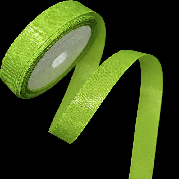 Buy Parrot Green color satin ribbon online at wholesale price ...