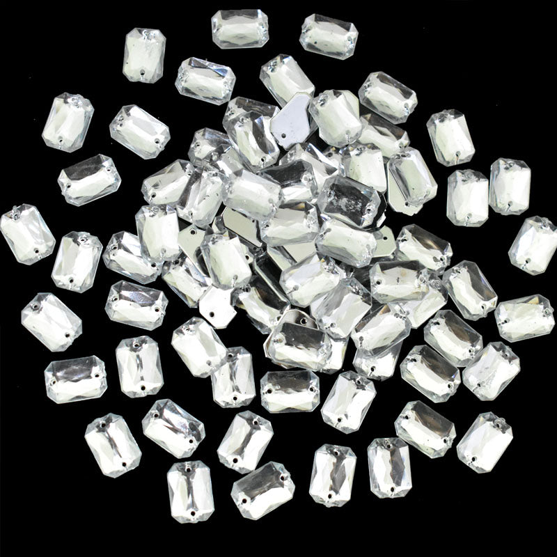 Buy Octagon Shape Flat Back Rhinestones online in Clear Color ...