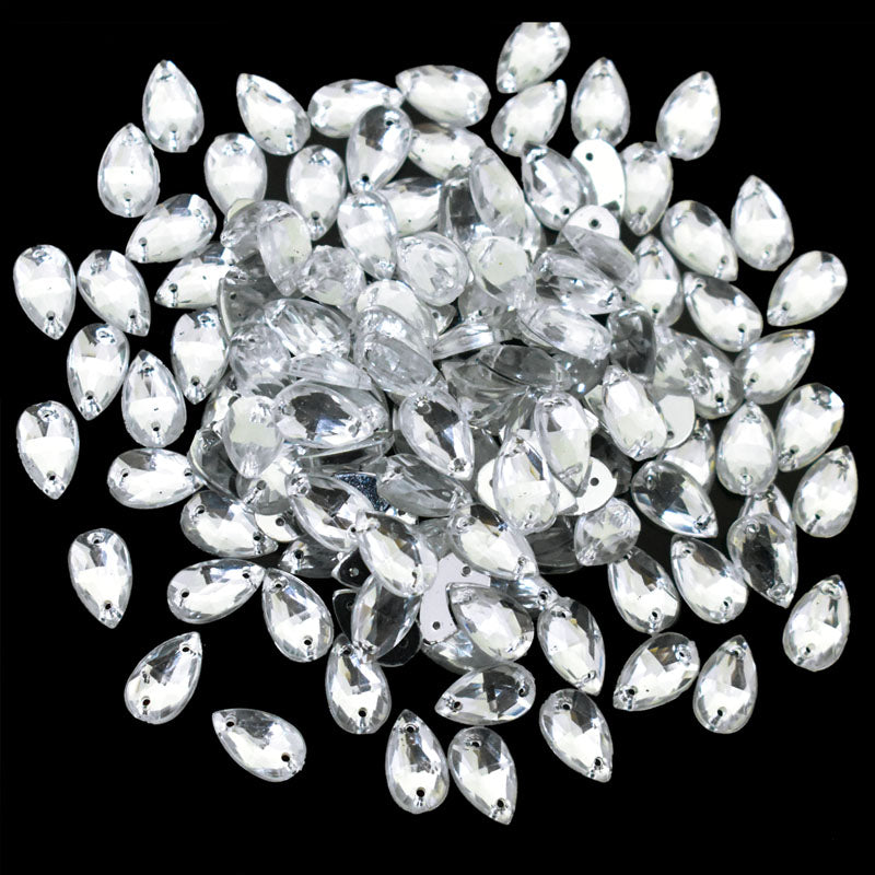 Buy Teardrop Shape Flat Back Rhinestones online in Clear Color ...