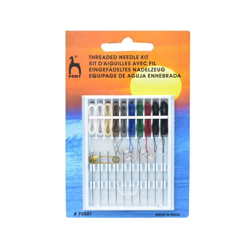 Buy Pony Threaded Needle Kit online at best prices – embroiderymaterial.com