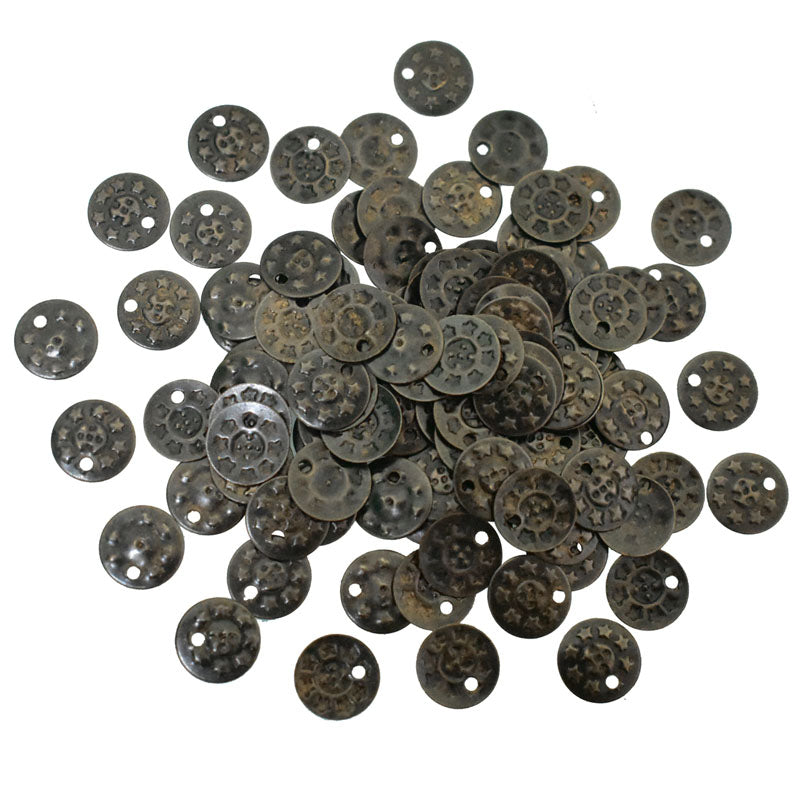 Buy Coin shape metal charm online at best prices – embroiderymaterial.com