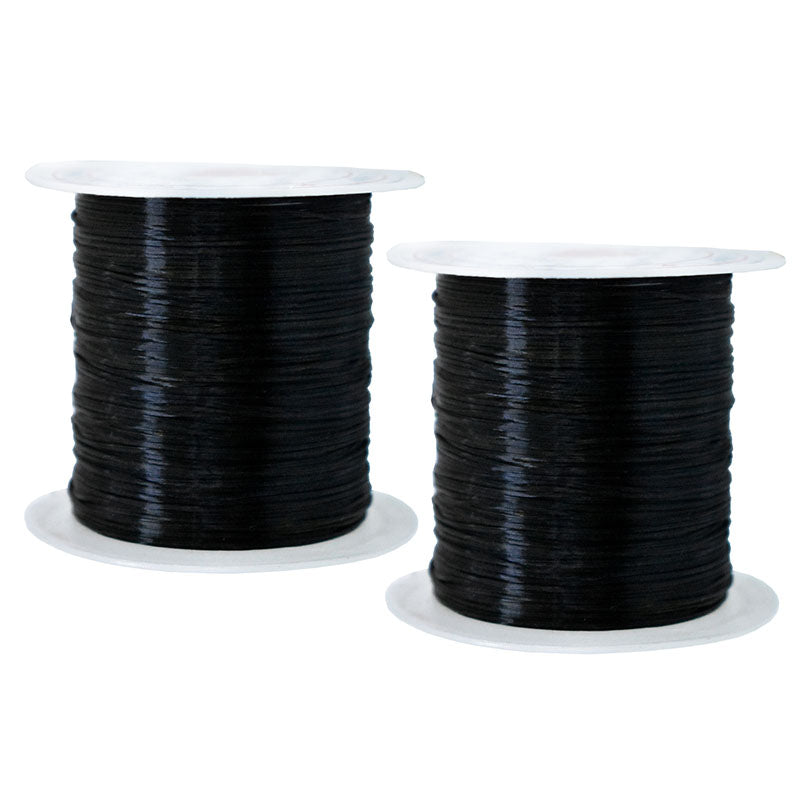 Buy Elastic Thread Cord in Black Color online – embroiderymaterial.com