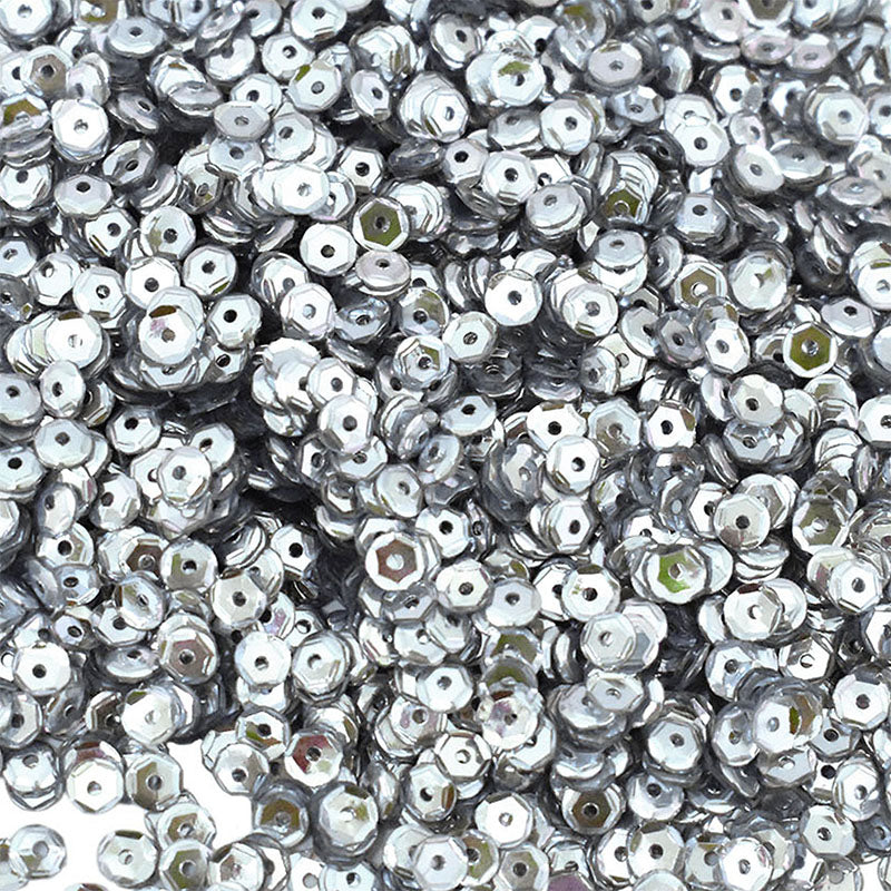 Buy Silver french cut sequins with other embroidery materials ...