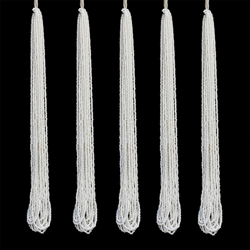 Buy 11/0 color Seed bead strings in White Color at best prices ...