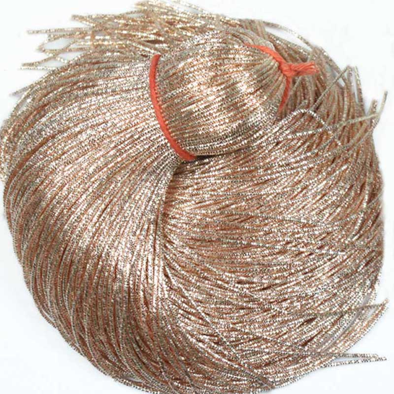 Buy 0.7MM Rose Gold thin Bullion Wire or Nakshi online at wholesale ...