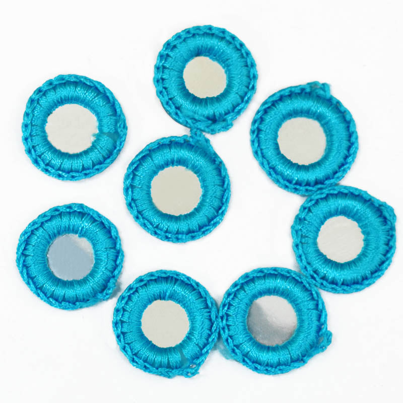 Buy now sky blue color crochet thread rings online at discounted and ...