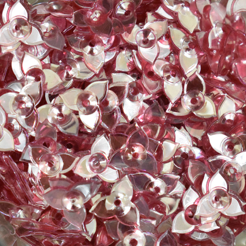 Buy pink color small flower shape sequins online at wholesale prices ...