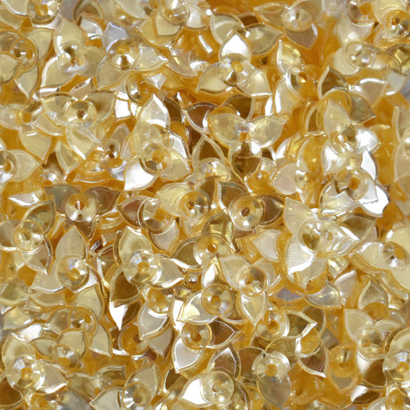Buy Yellow color small flower shape sequins online at wholesale prices ...