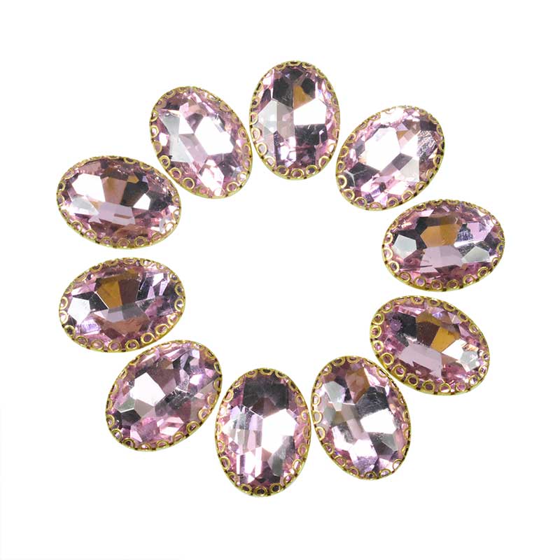Pink Rhinestones With Flat Back Setting - Buy Online ...