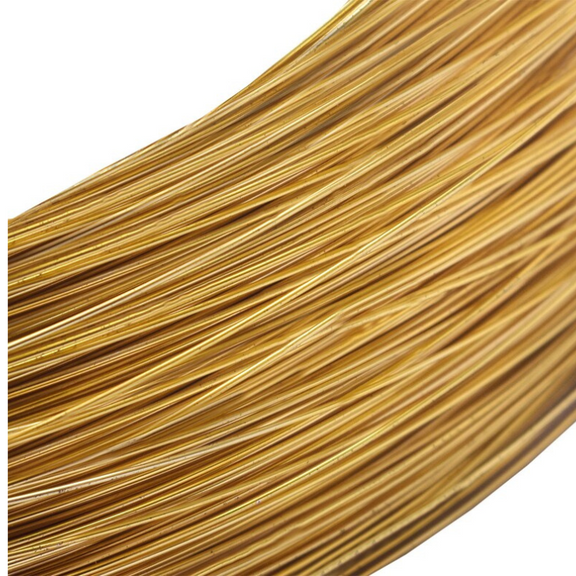 Zari Copper Stiff Metallic wire for Hand Embroidery & jewelry making ...