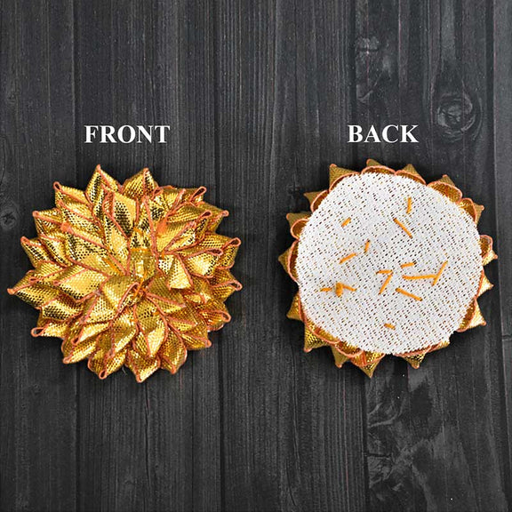 Buy Gota Flower in Gold Color for adornment of dupatta ...