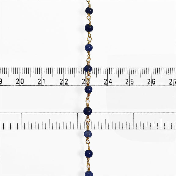 Buy Navy Blue Color Bead Chain online for jewelry making ...