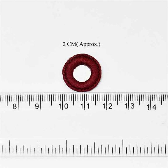 Buy Crochet Thread Rings in Maroon color at best prices ...