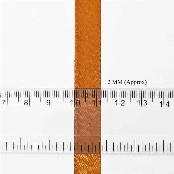 Buy Light Rust color satin ribbon online at wholesale price ...