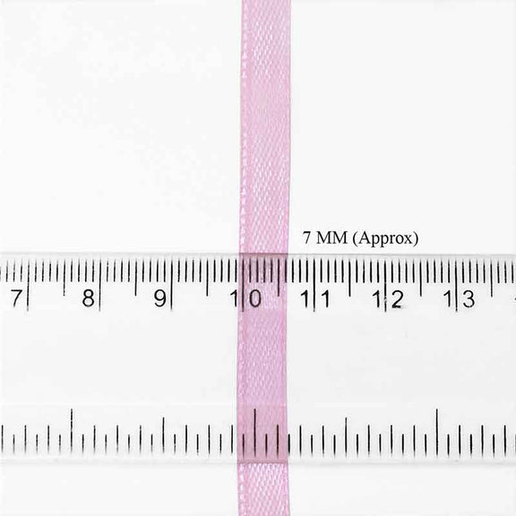 Buy Light Pink color satin ribbon online at wholesale price ...