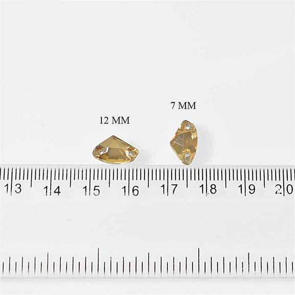 Buy Golden Shadow Color Sew on Glass Crystal Stone online ...