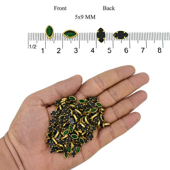 Buy Marquise Eye Shape Rhinestones Glue On - NEW COLOURS ...