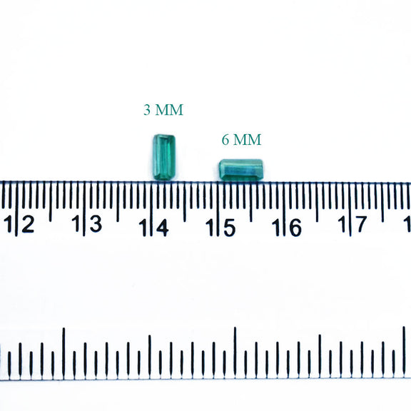 Buy Rectangle Faceted Crystal Beads in Green Color at cheap prices ...