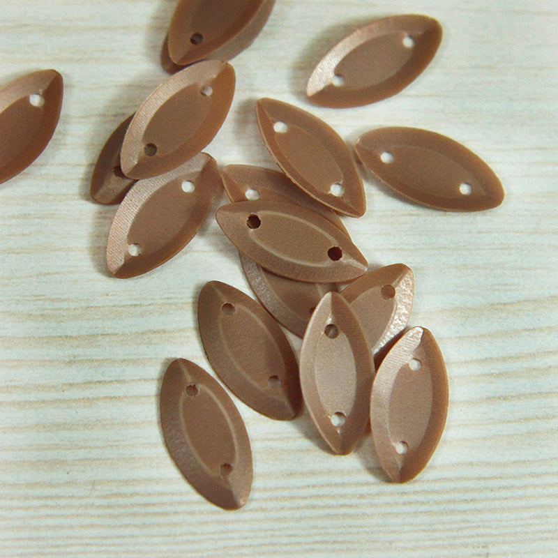 Boat shape sequins available in different colours – EmbroideryMaterial.Com