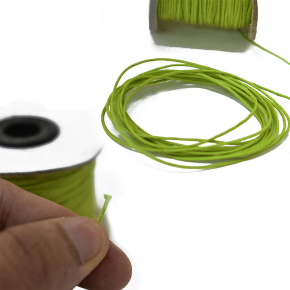 Buy waxed cotton cord in Parrot Green color at best prices ...