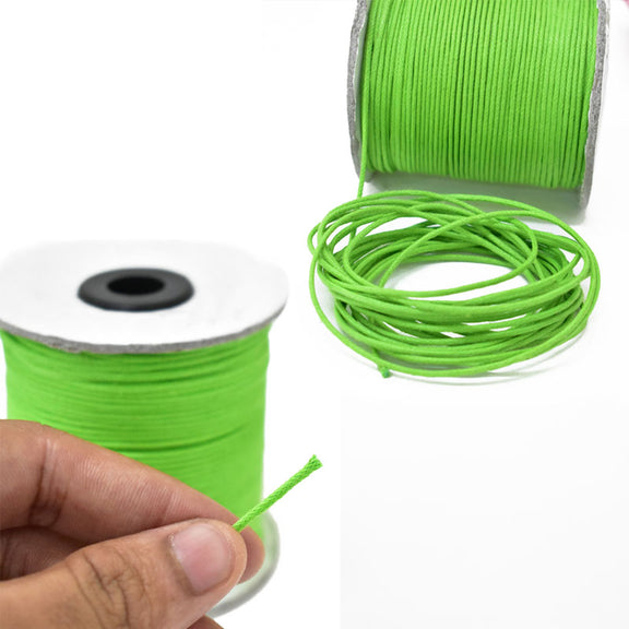 Buy waxed cotton cord in Parrot Green color at best prices ...
