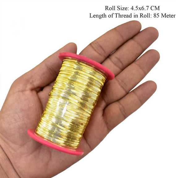 Buy embossed metal thread online at best prices – embroiderymaterial.com