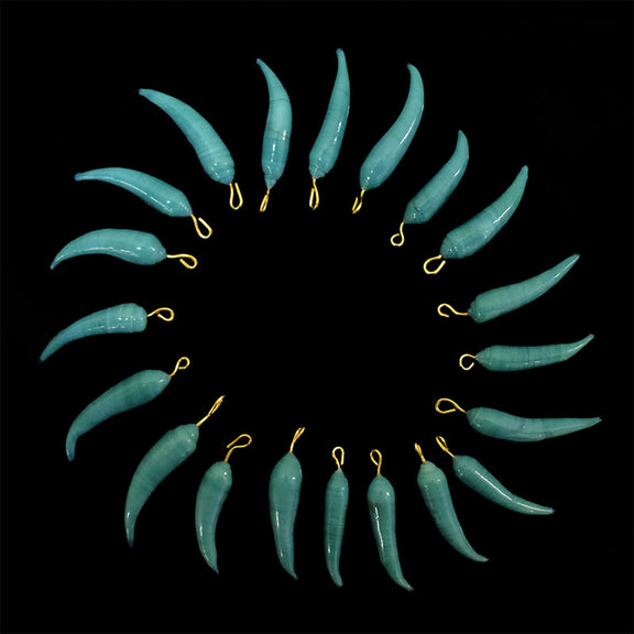 Buy Light Sky Blue Color Chilli Glass Pendant online at wholesale ...