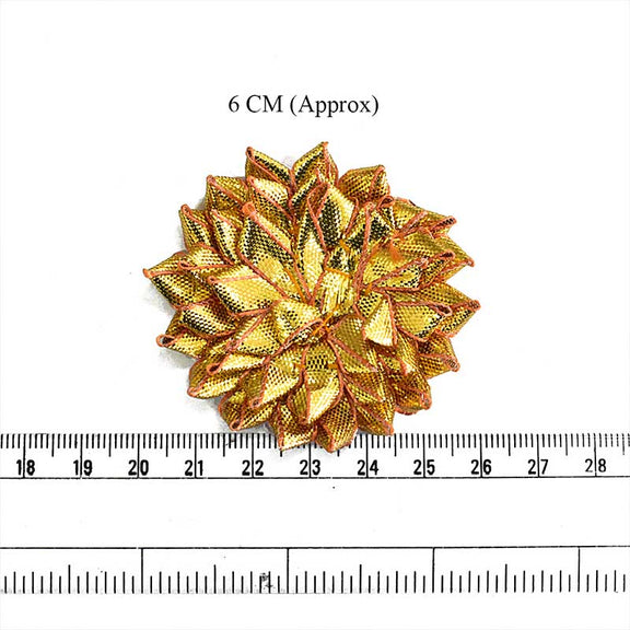 Buy Gota Flower in Gold Color for adornment of dupatta ...