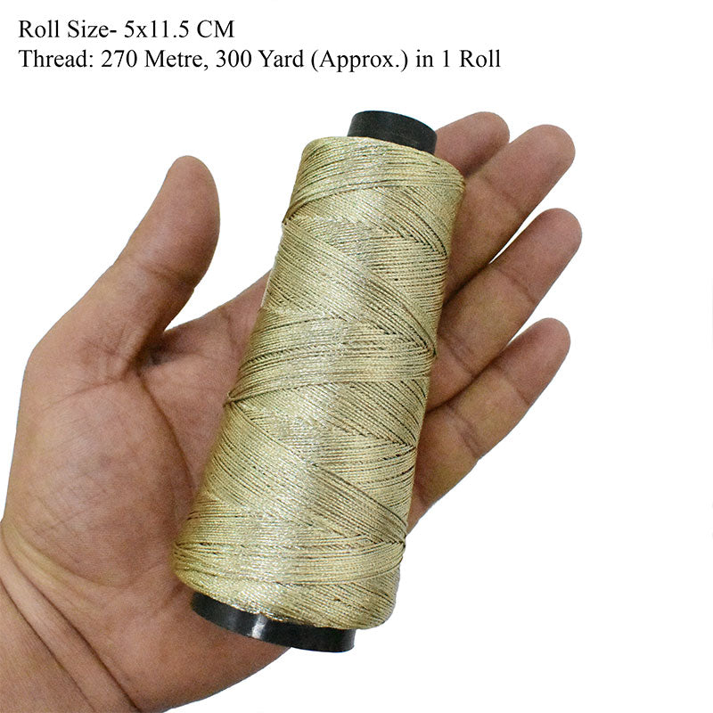 Golden Metallic Embroidery Threads | Made in India | Worldwide Shipping ...