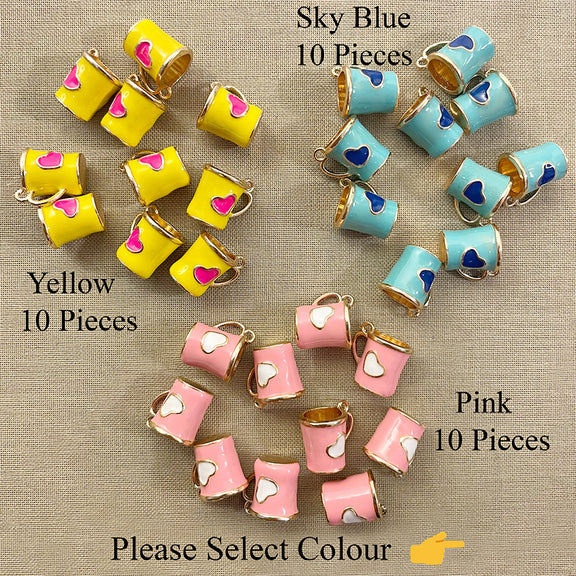 Shop Coffee Cup Mug Design Charms & Pendants Online ...