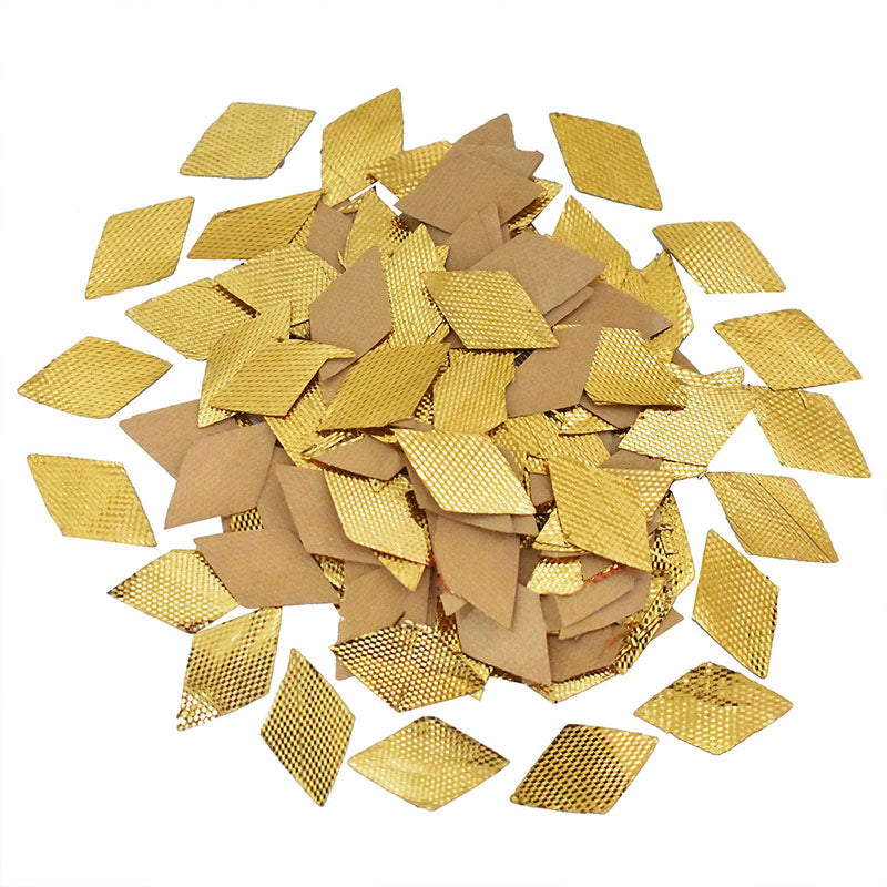 Buy Gold Colour diamond shape Gota Patti in loose quantity ...