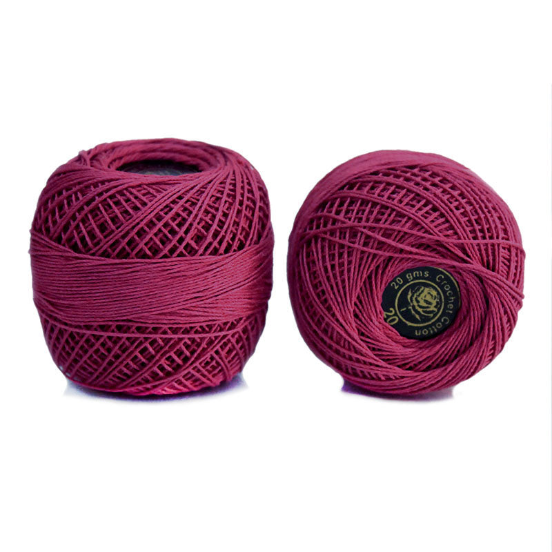 Buy Magenta color crochet cotton thread at wholesale prices ...