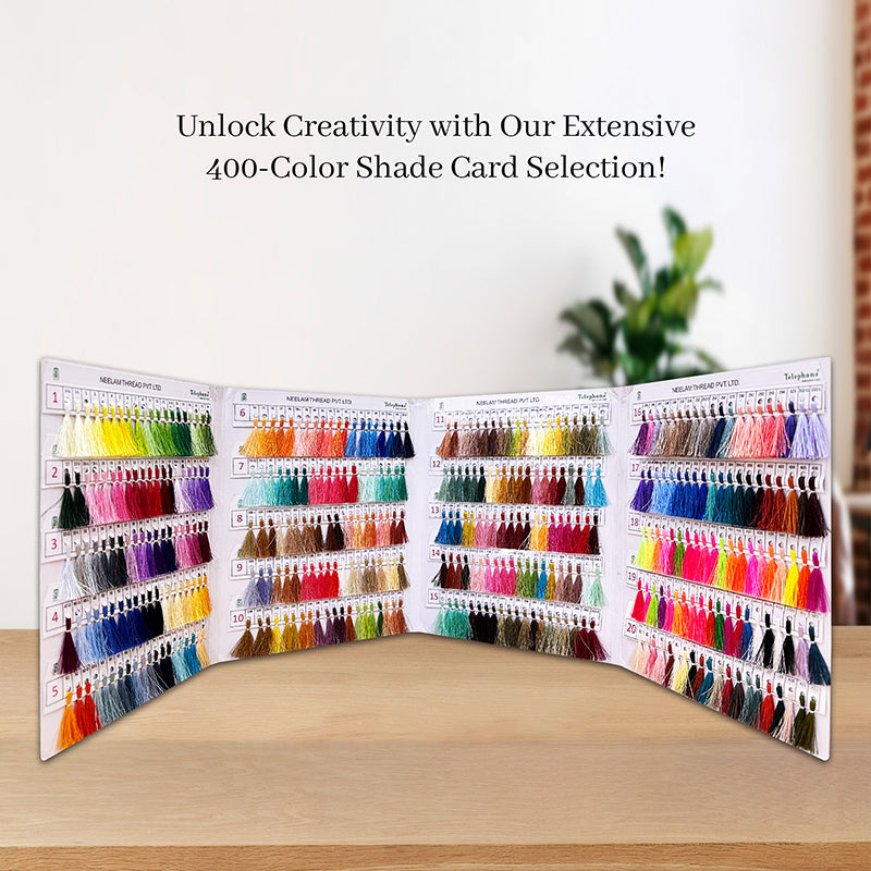 Buy online polyester thread shade card at a cheap price ...