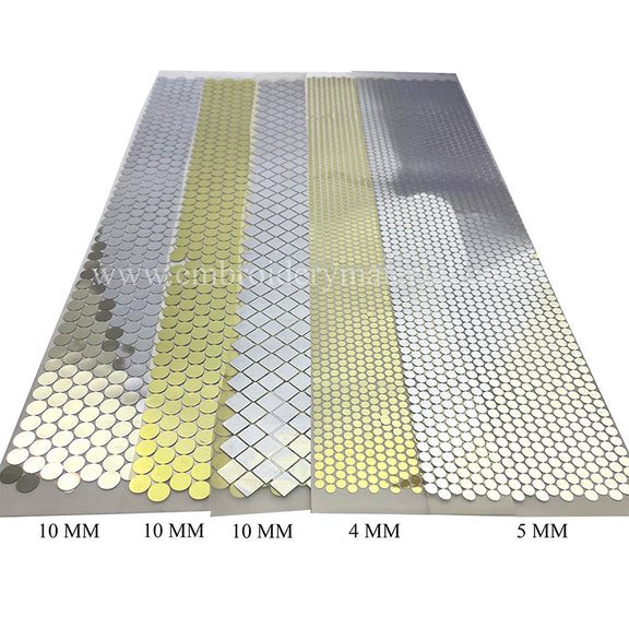 Gold & Silver Foil Round Metallic Stickers For Craft Making ...